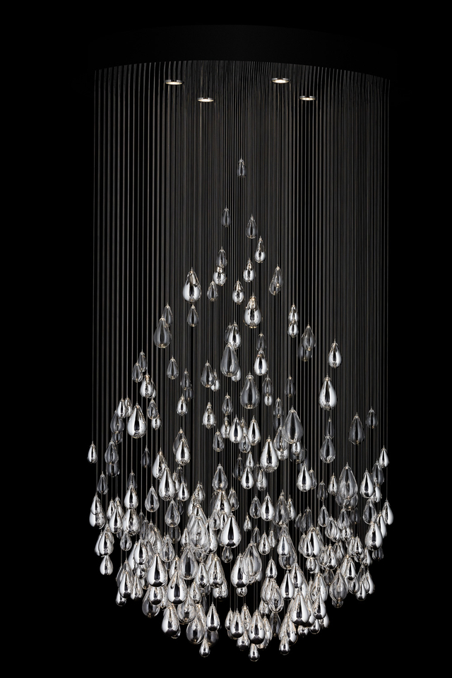 Droplets - Droplets, Sculpture, Large on Ceiling, Gold